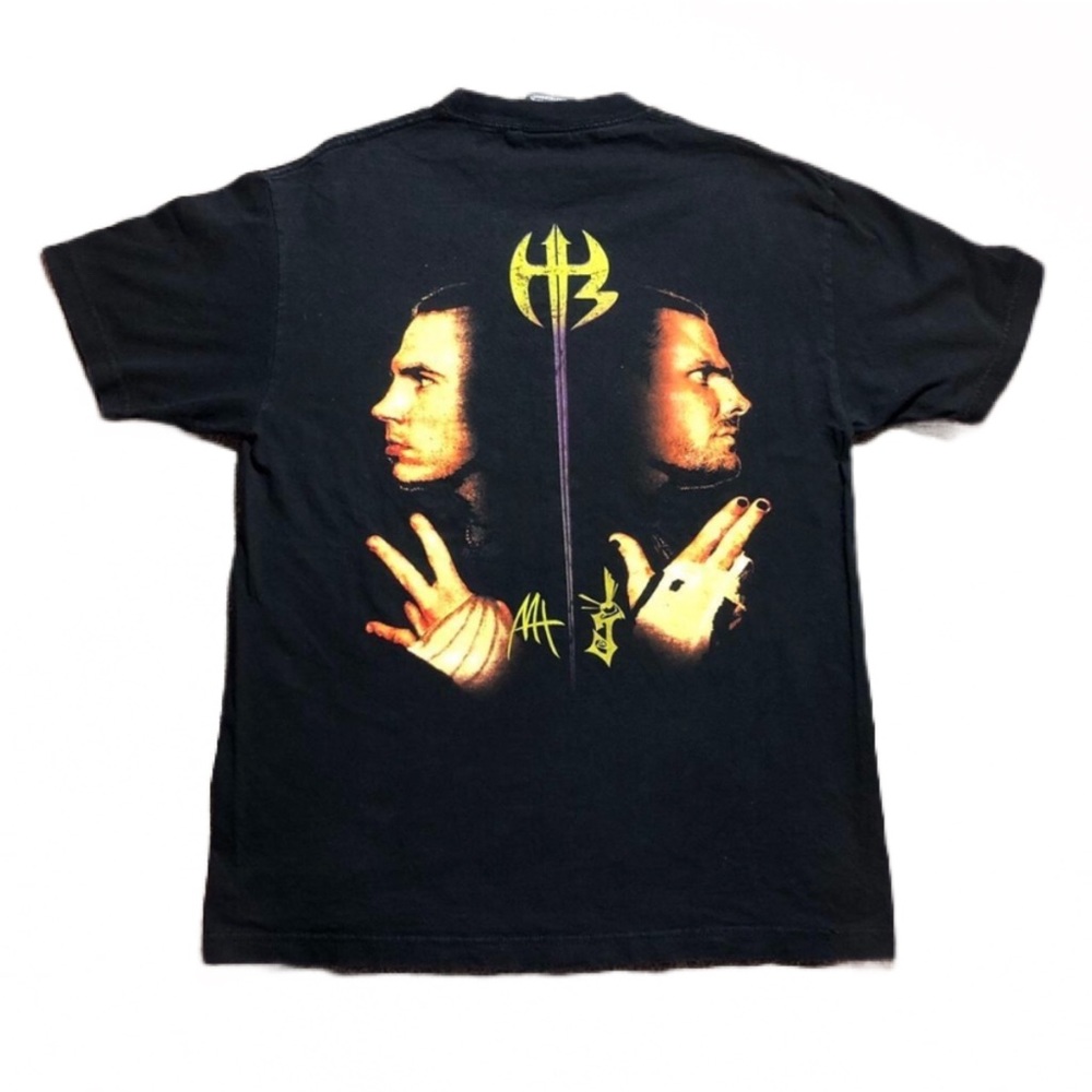 Y2k Hardy Boyz Double Sided Wwe / Wwf Wrestling T-Shi… - Gem